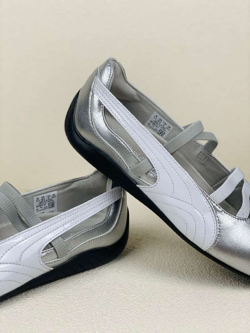 Jual Puma Speedcat Ballet Silver White Womens (100% Original) [401581 ...