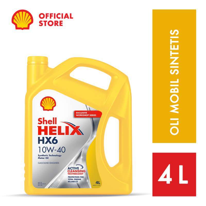 Promo Shell Helix Hx6 10w-40 Oli Mobil [4l] Diskon 8% Di Seller Shell ...