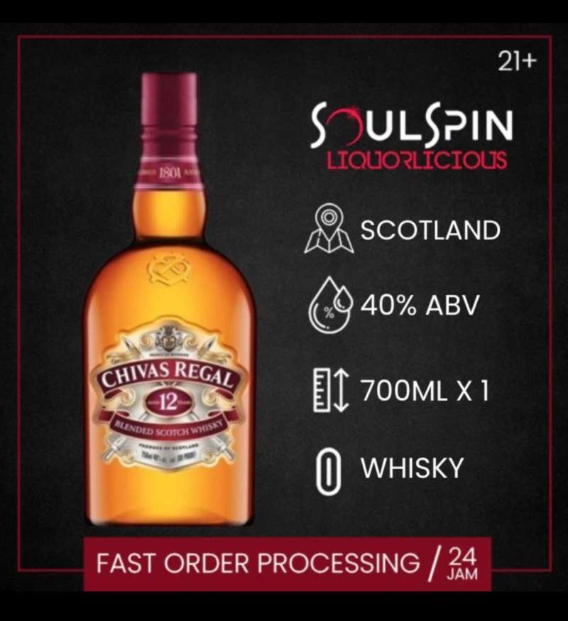 Chivas Regal 12 🔥 - Harga Terbaru Juni 2026