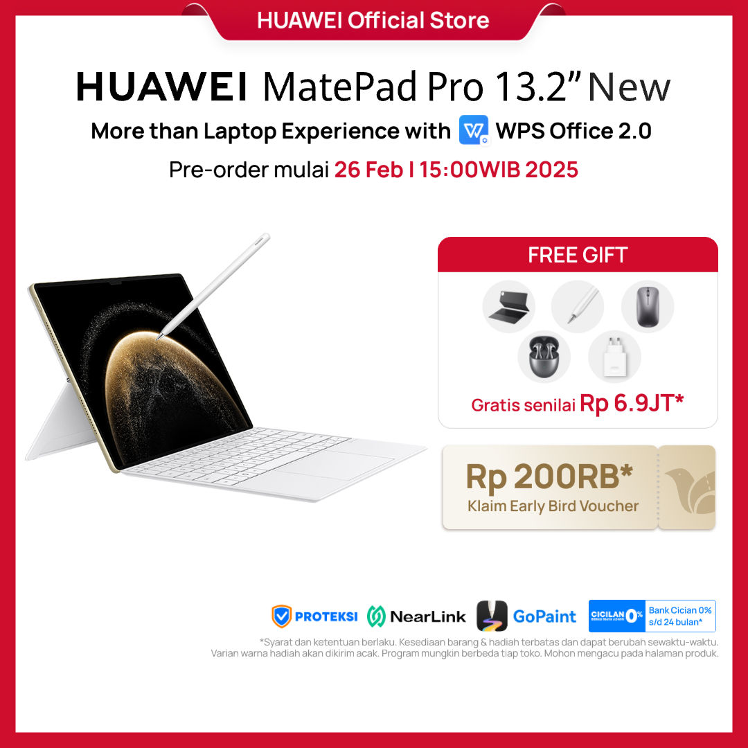 Jual HUAWEI Matepad Pro 13.2-inch 2025 Tablet | Flexible Oled ...