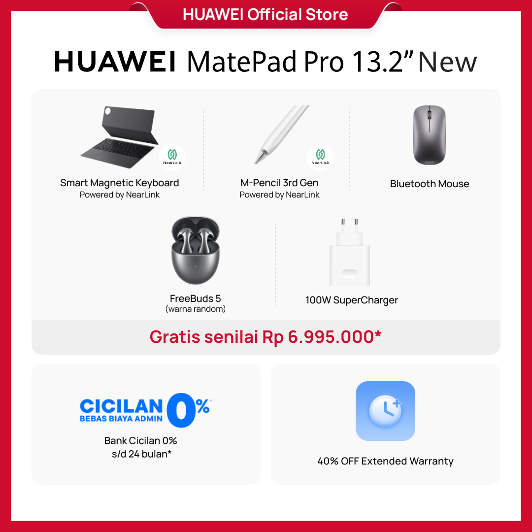 Jual HUAWEI Matepad Pro 13.2-inch 2025 Tablet | Flexible Oled ...