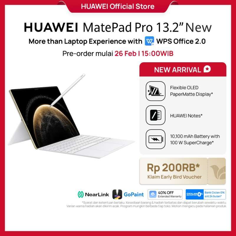 Jual HUAWEI Matepad Pro 13.2-inch 2025 Tablet | Flexible Oled ...