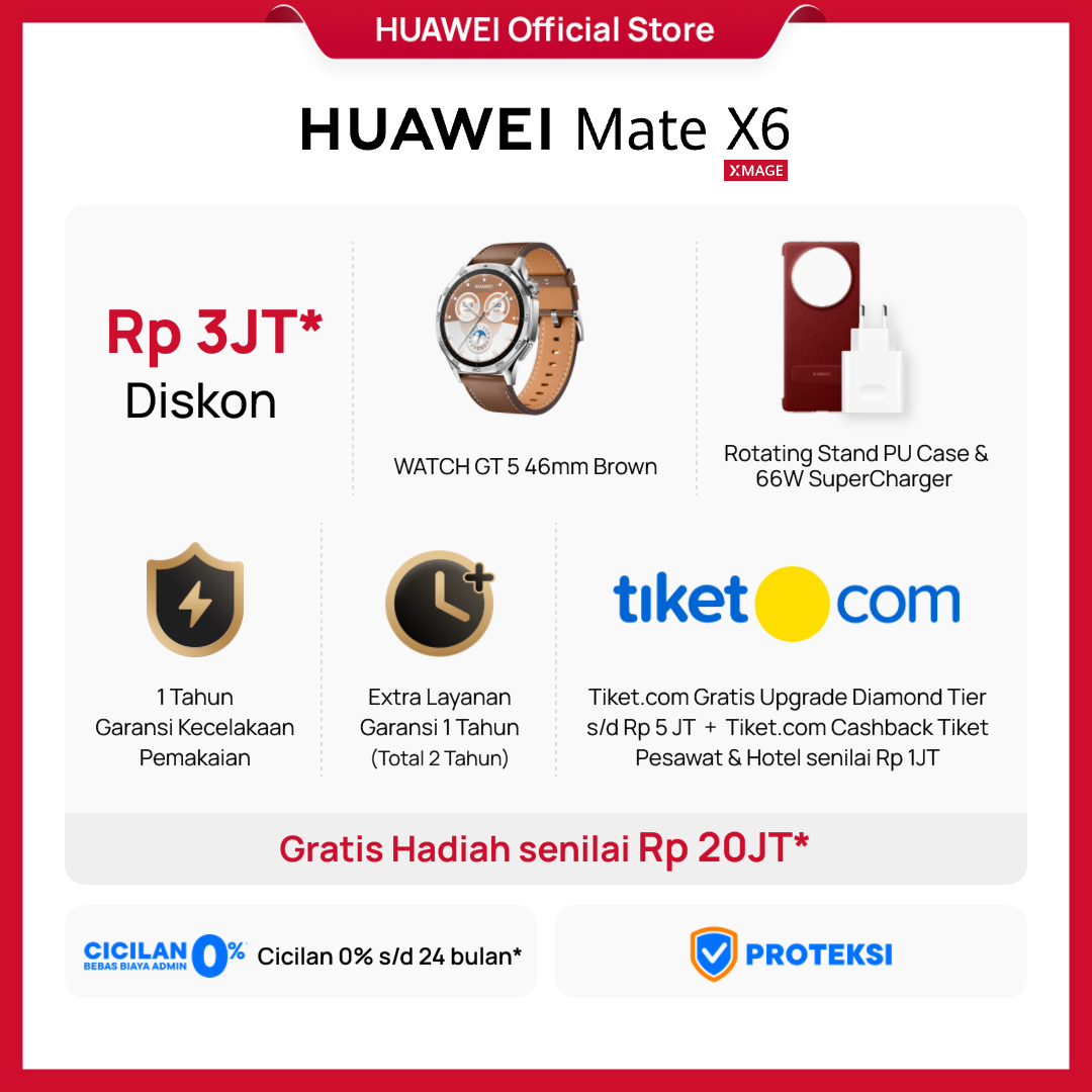 Promo HUAWEI Mate X6 Smartphone | Ultra Slim And Durable | Ultra Chroma ...
