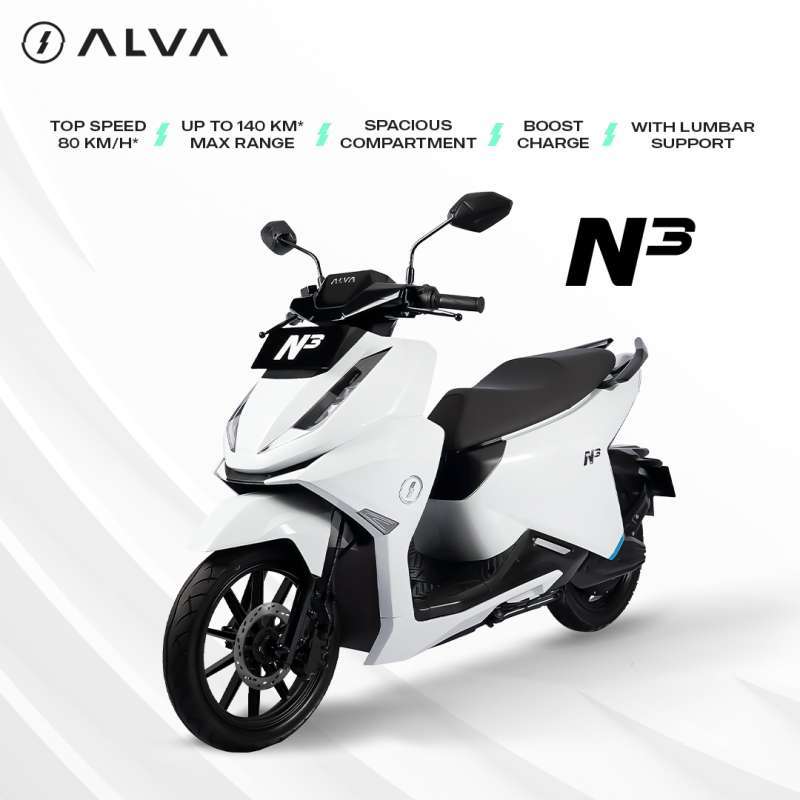 Jual [by Request] Alva - Alva N3 Sepeda Motor Listrik 1 Baterai ...