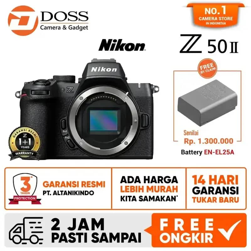 Nikon Z50 Mark Ii 🔥 - Terlengkap & Harga Terbaru Juni 2026