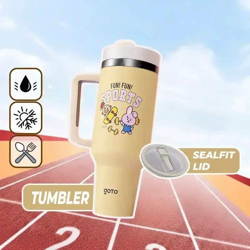 Promo Goto K-joy Sport X Bt21 Tumbler Tahan Dingin Panas Botol minum 1 ...