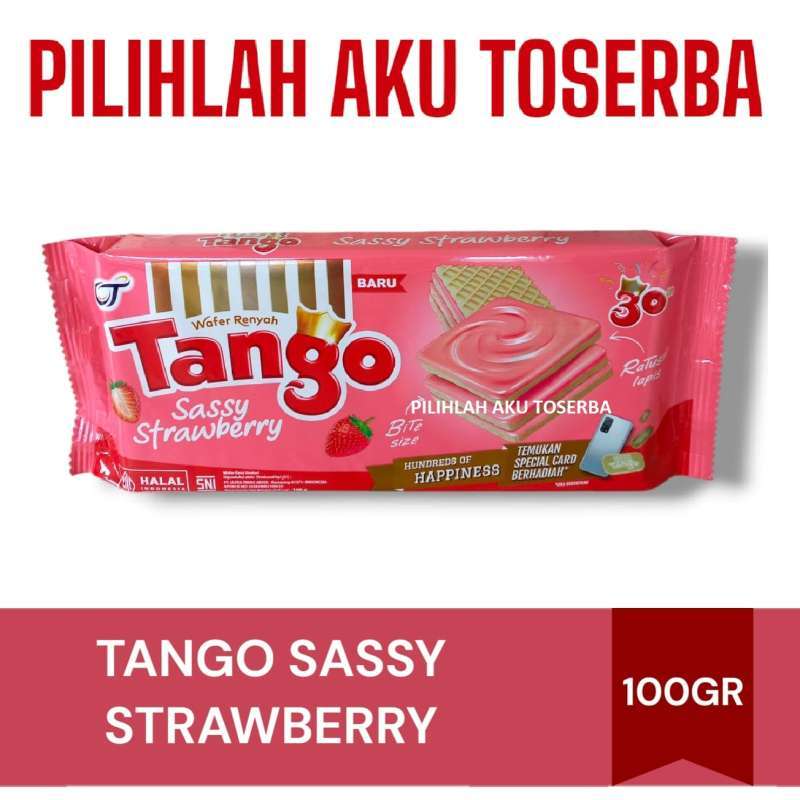 Promo Tango Wafer Sassy Strawberry 110 Gr Menjadi 100 Gr - ( Harga 1 ...