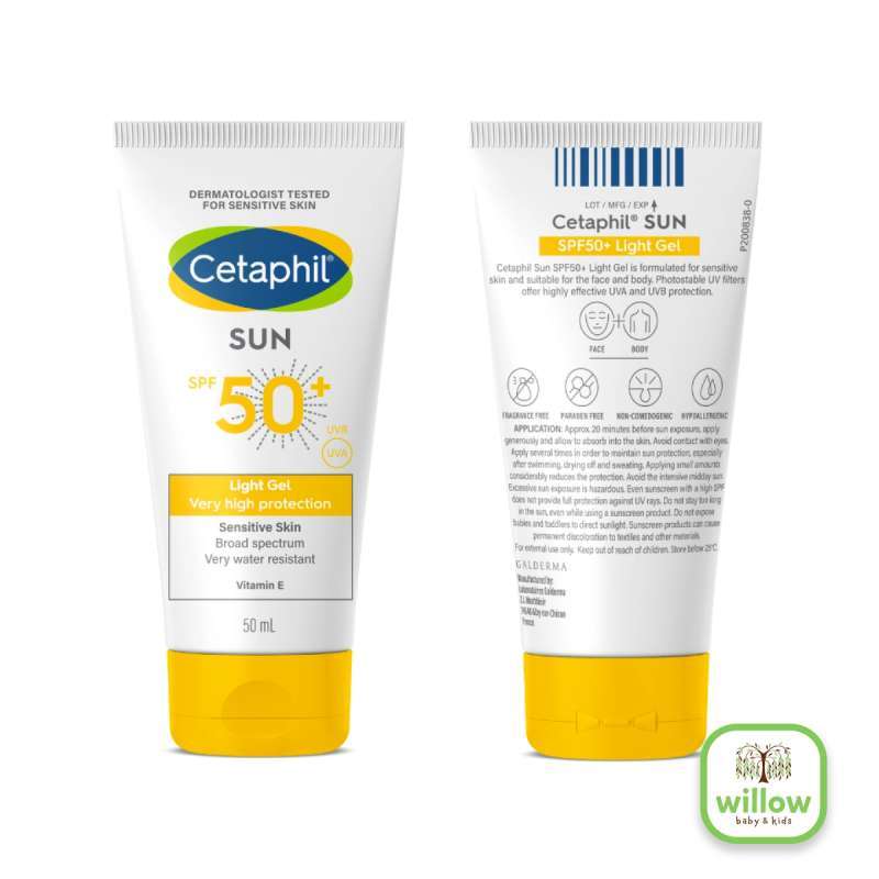 Jual Sun Screen - Cetaphil Sun Spf50++ Light Gel Di Seller Willow Baby ...