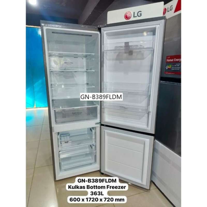 Jual Lg Gn-b389fldm Kulkas Lg Freezer Bawah Bottom Freezer Garansi ...