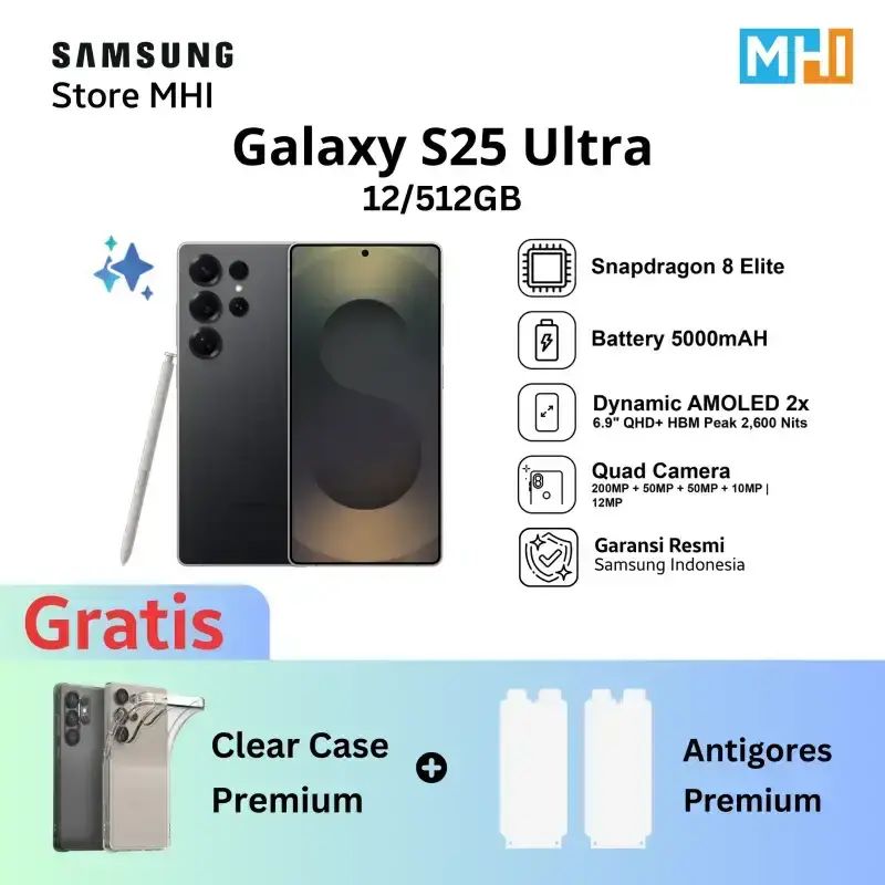 Promo Samsung Galaxy S25 Ultra 12/256gb 12/512gb Handphone Ai Diskon 13 ...