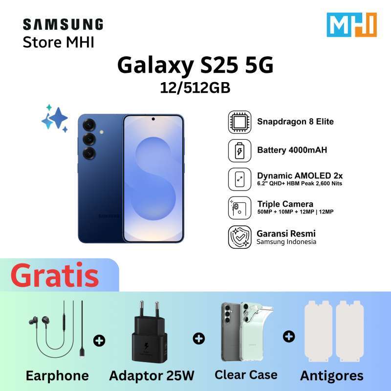 Promo Samsung Galaxy S25 12/256gb 12/512gb Handphone Ai - 12/512gb Icy ...