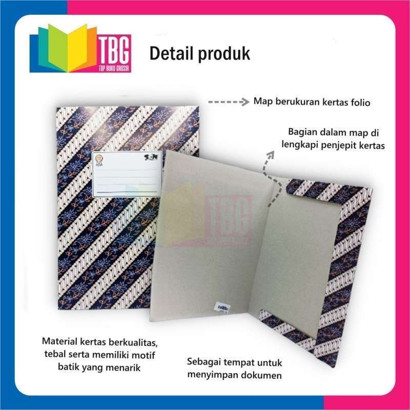 Jual 10 Pcs Stopmap Folio Batik (25) Son / Map Kertas / Map Upacara ...