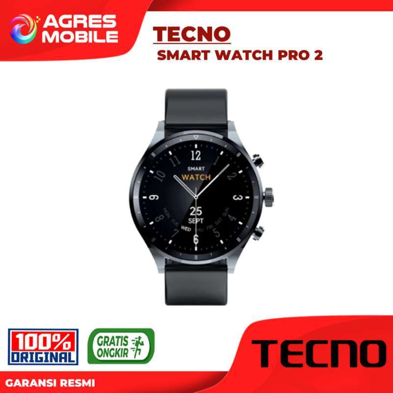 Promo Tecno Smart Watch Pro 2 Ip68 Water And Dust Resistance Diskon 28% ...