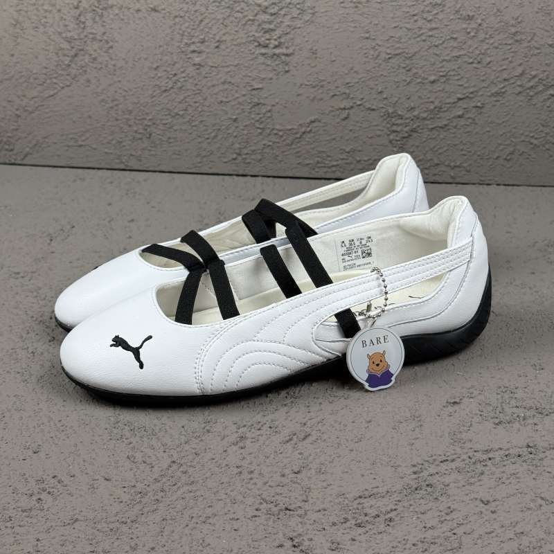 Jual Puma Speedcat Ballet White Black Womens (100% Original) [403587-01 ...