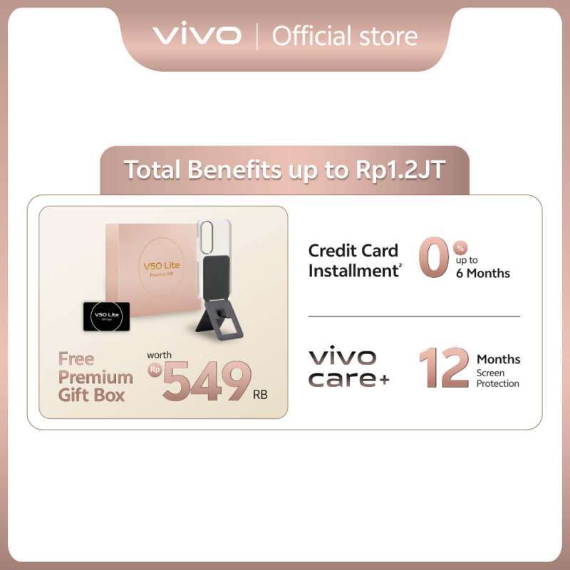 Jual [new Launch] V50 Lite 4g (8/256) - Ai Aura Light Potrait, Ai Erase, 90w Flashcharge, 32mp ...