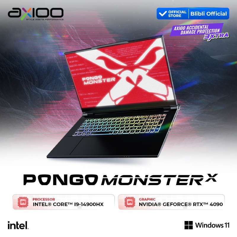 Promo Gaming Axioo Pongo Monster X Intel I9-14900hx/32gb/2tb/rtx 4090 ...