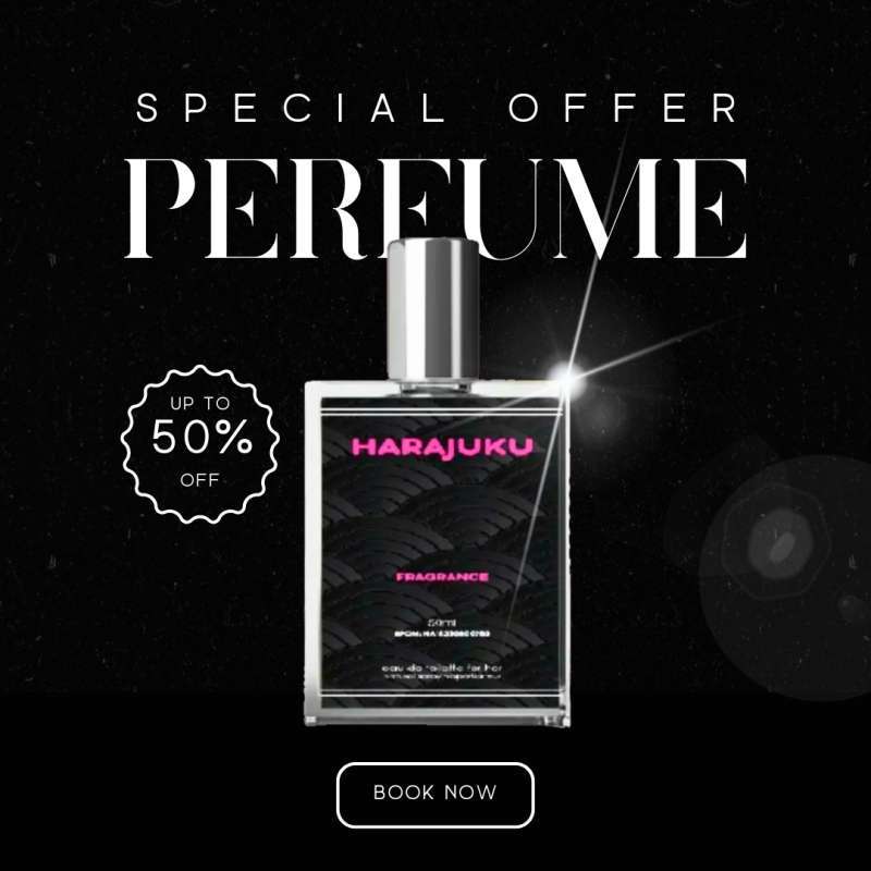 Promo Promo Parfum Harajuku 50ml Perfume Minyak Wangi Wanita Diskon 42% ...