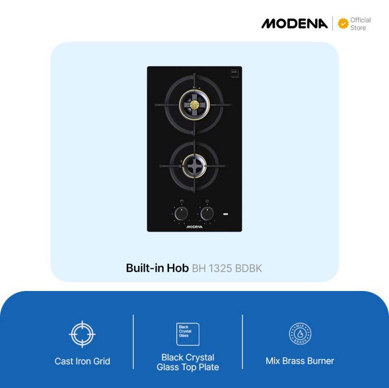 Promo Modena Built-in Gas Hob - Bh 1325 Bdbk Diskon 15% Di Seller ...