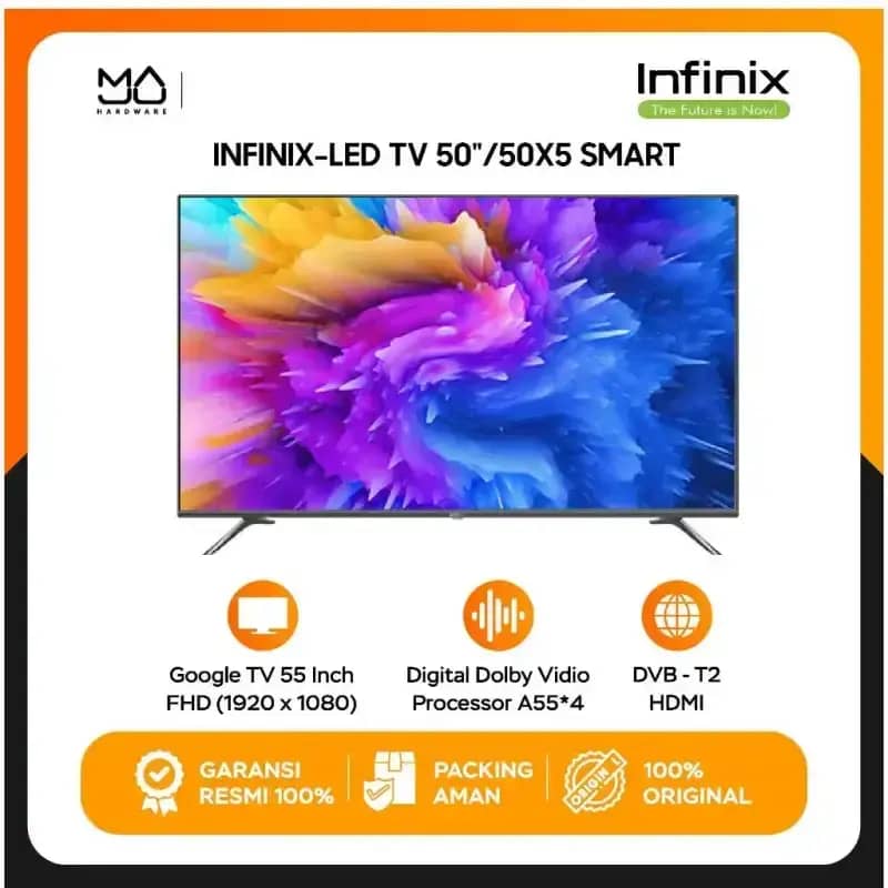 Jual Infinix Smart Tv 50x5 50 Inch 4k Android Digital Dolby Ultra Slim ...