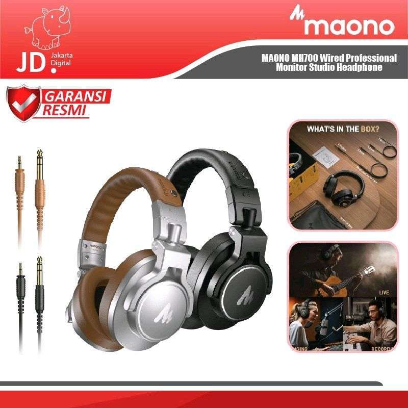 Jual Maono Mh700 Wired Professional Monitor Studio Headphone - Maono Mh ...