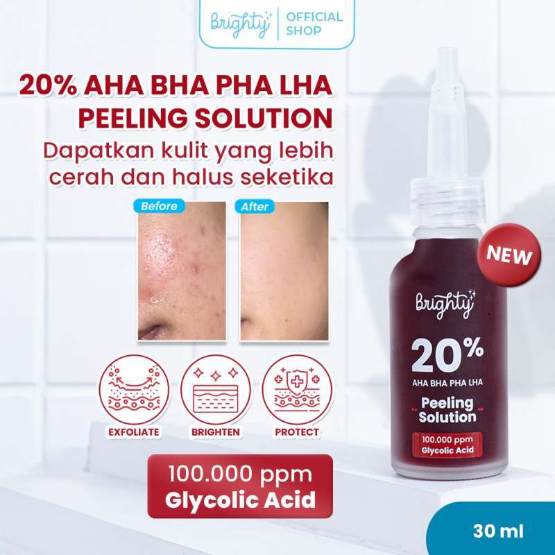 Jual Brighty 20% Aha Bha Pha Lha Peeling Solution Pencerah Kulit ...