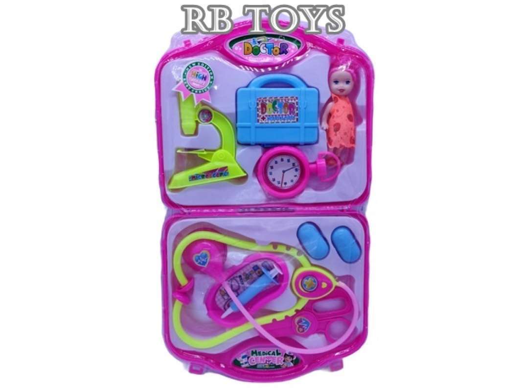 Jual Mainan Anak Perempuan Dokter Set Koper Fh218 - Pink Di Seller ...