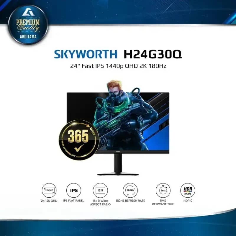 Jual Monitor Led Skyworth H24g30q 24 Fast Ips 1440p Qhd 2k 180hz Hdmi 2 ...