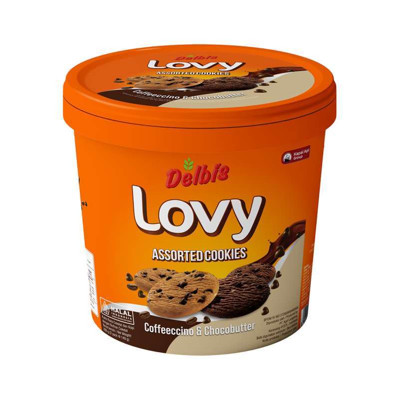 Jual Festive Treats Lovy Cookies & Delbi's Butter Almond Di Seller ...