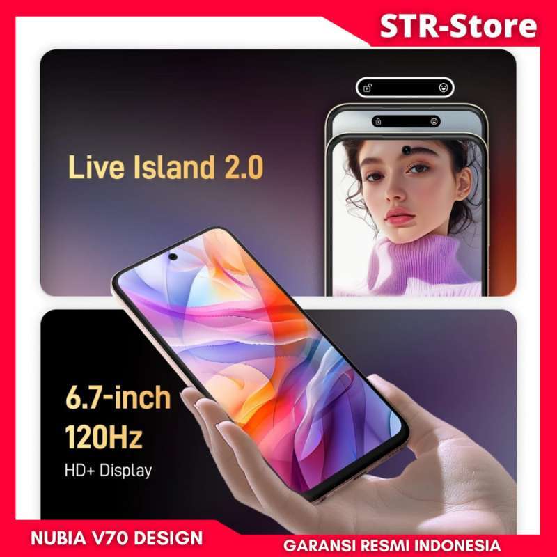 Promo Nubia V70 Design 8/256 Garansi Resmi Nubia RAM 8 + 12 V70 Design ...