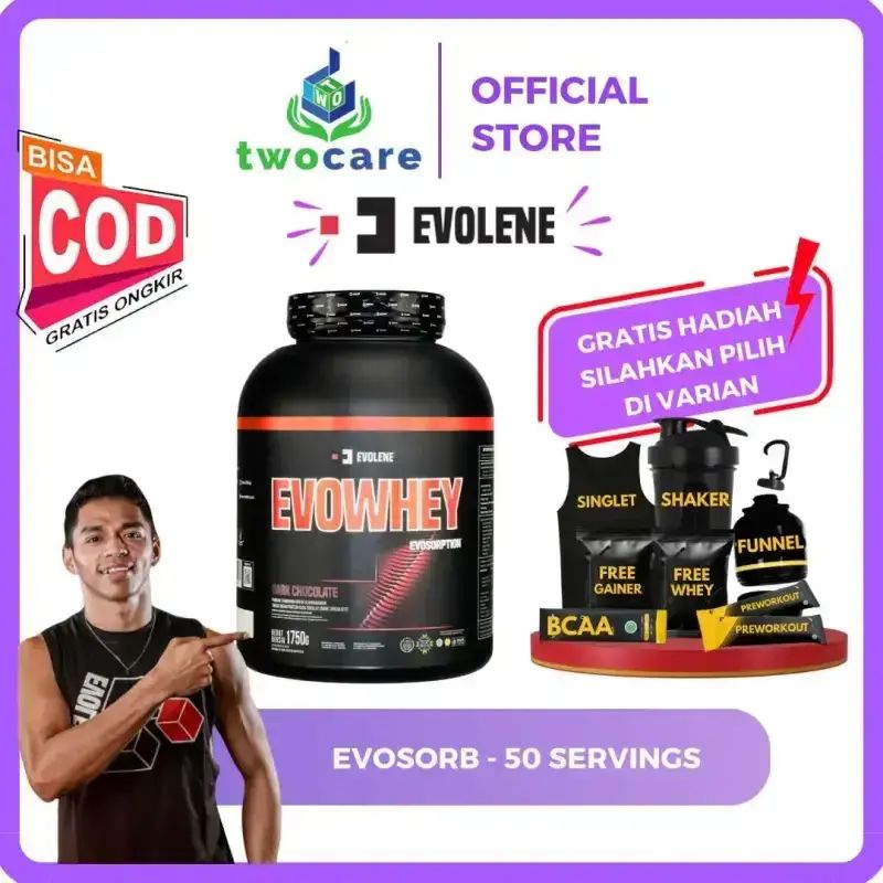 Evowhey Evolene Whey Protein Gratis Ongkir 🏷️ Harga Murah Juni 2026