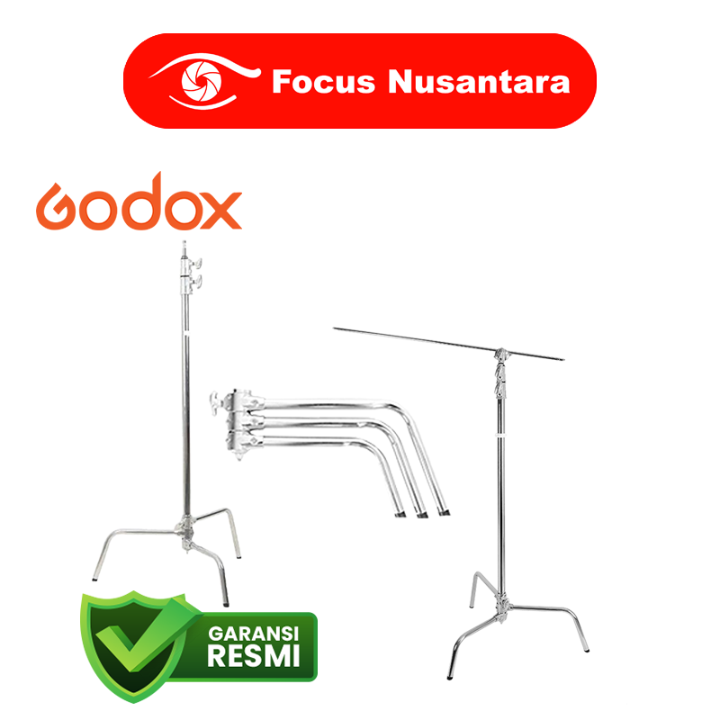 Jual FOCUS NUSANTARA - GODOX 270CS C-Stand with Arm Kit Silver Light ...