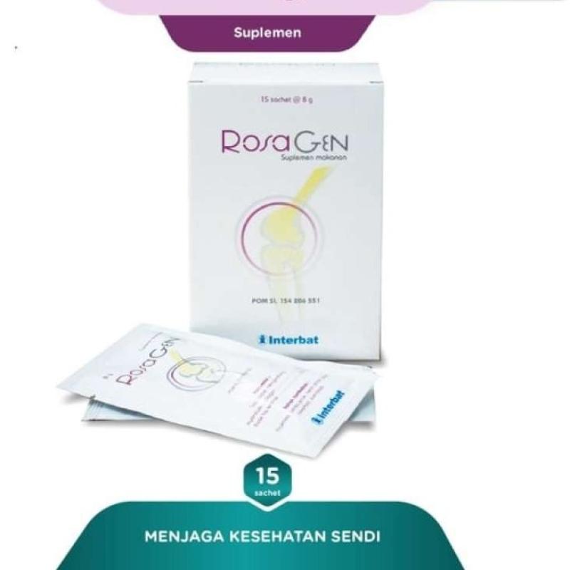 Promo Interbat Rosagen Vitamin Suplemen Kesehatan Untuk Tulang [15 ...