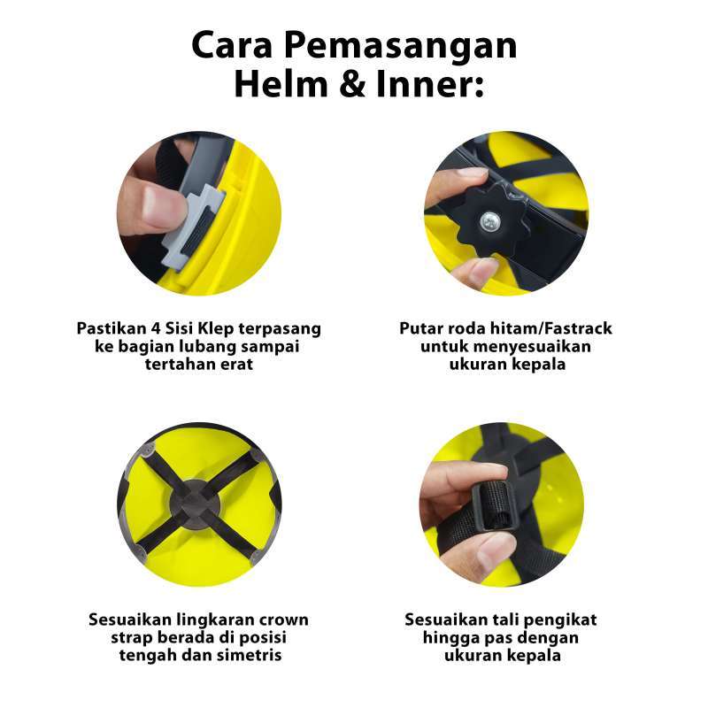 Promo Safety Helmet Heavy Duty Tonata / Helm Proyek Include Inner Fast ...