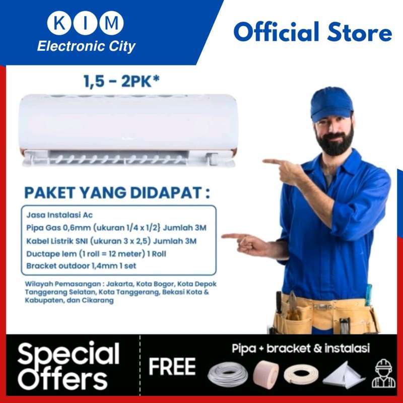 Jual Ac Polytron Pac-18vz 2 Pk (1.590w 18.000 Btu/h) Standard Goldfin ...
