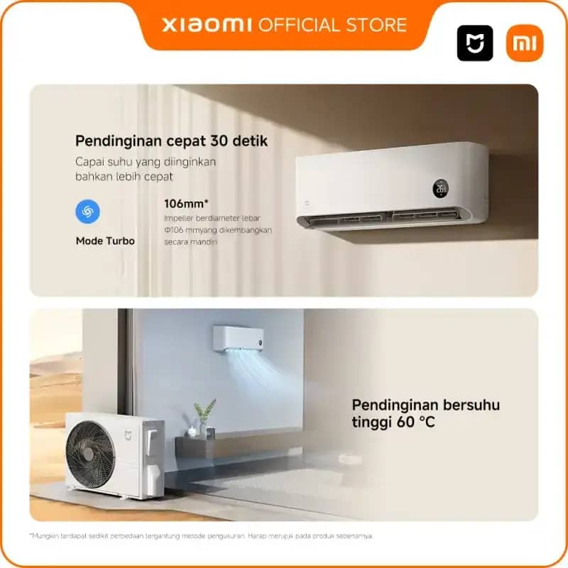 Promo [no Installation] Xiaomi Mijia Ac 1 Pk Low Watt Pendingin Ruangan ...