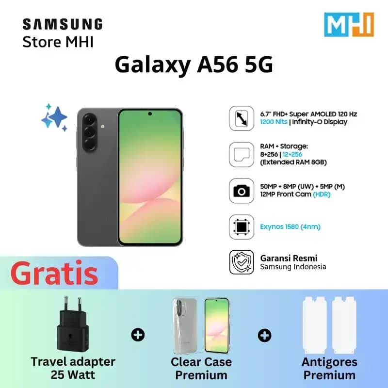 Promo Samsung Galaxy A56 5g [8/256gb] [ 12/256 ] Garansi Resmi Sein ...