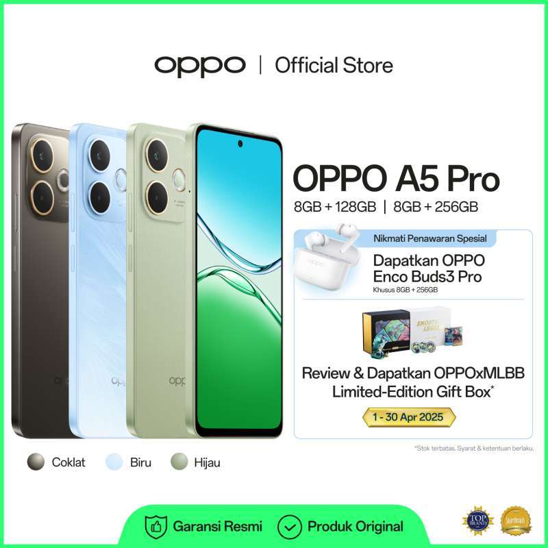 Jual OPPO A5 Pro [ip69 Water Resistant, Large Battery 5800mah, Military ...