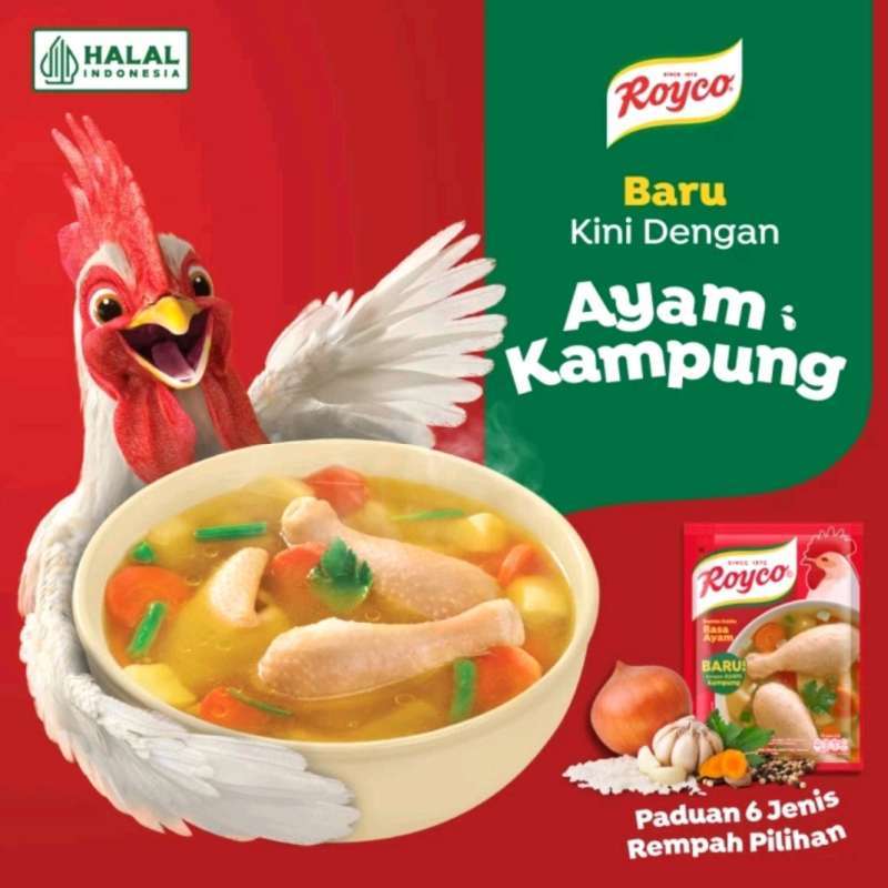 Jual Baru! Royco Ayam Bumbu Kaldu Pelezat Dengan Ayam Kampung 1 Karton ...