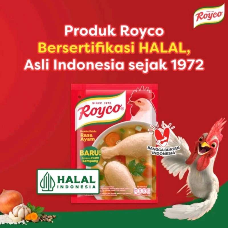Jual Baru! Royco Ayam Bumbu Kaldu Pelezat Dengan Ayam Kampung 1 Karton ...