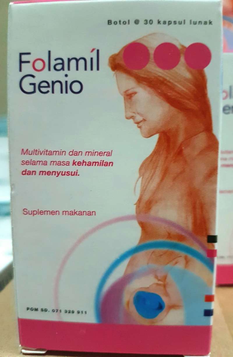 Jual Folamil Genio Suplemen [1 Botol/ 30 Tablet] Di Seller Rosewellness ...