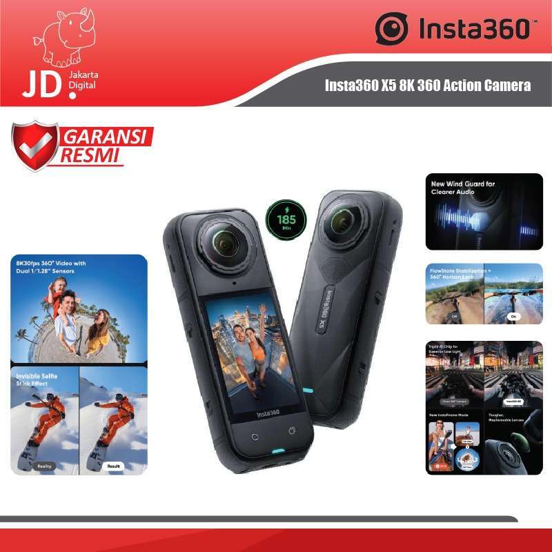 Insta360 X5 🔥 - Harga Diskon s.d. 300Rb dan Free Gift Mei 2026