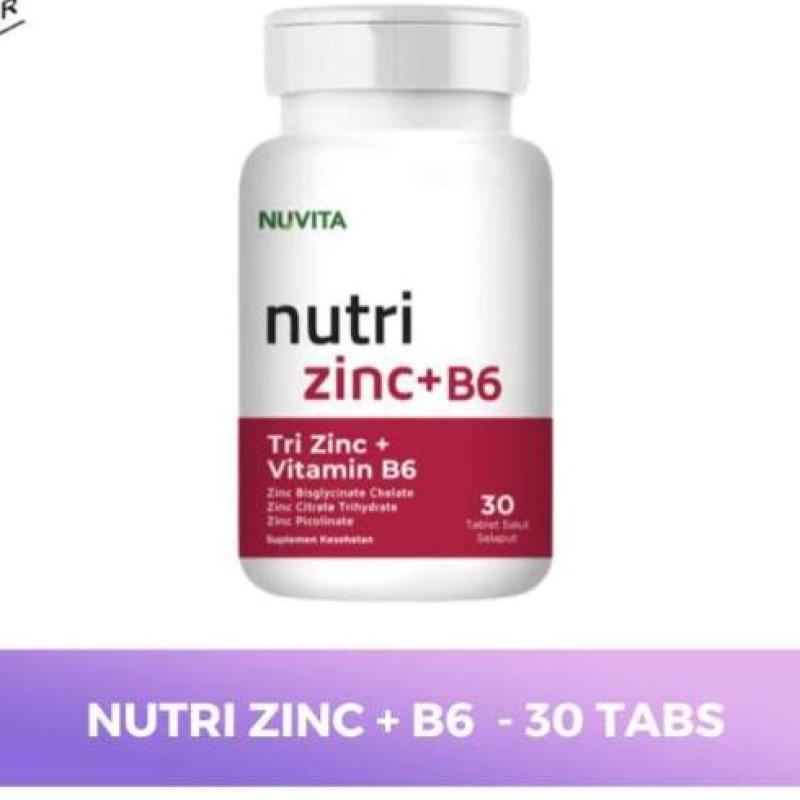 Jual Nuvita Nutri Tri Zinc + Vitamin B6 Isi 30 Tablet Di Seller Twocare ...