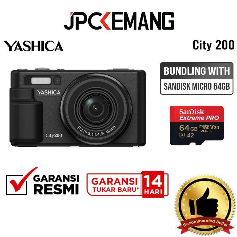 Promo Jpc Kemang Yashica City 200 Compact Digital Camera Pocket Kamera ...