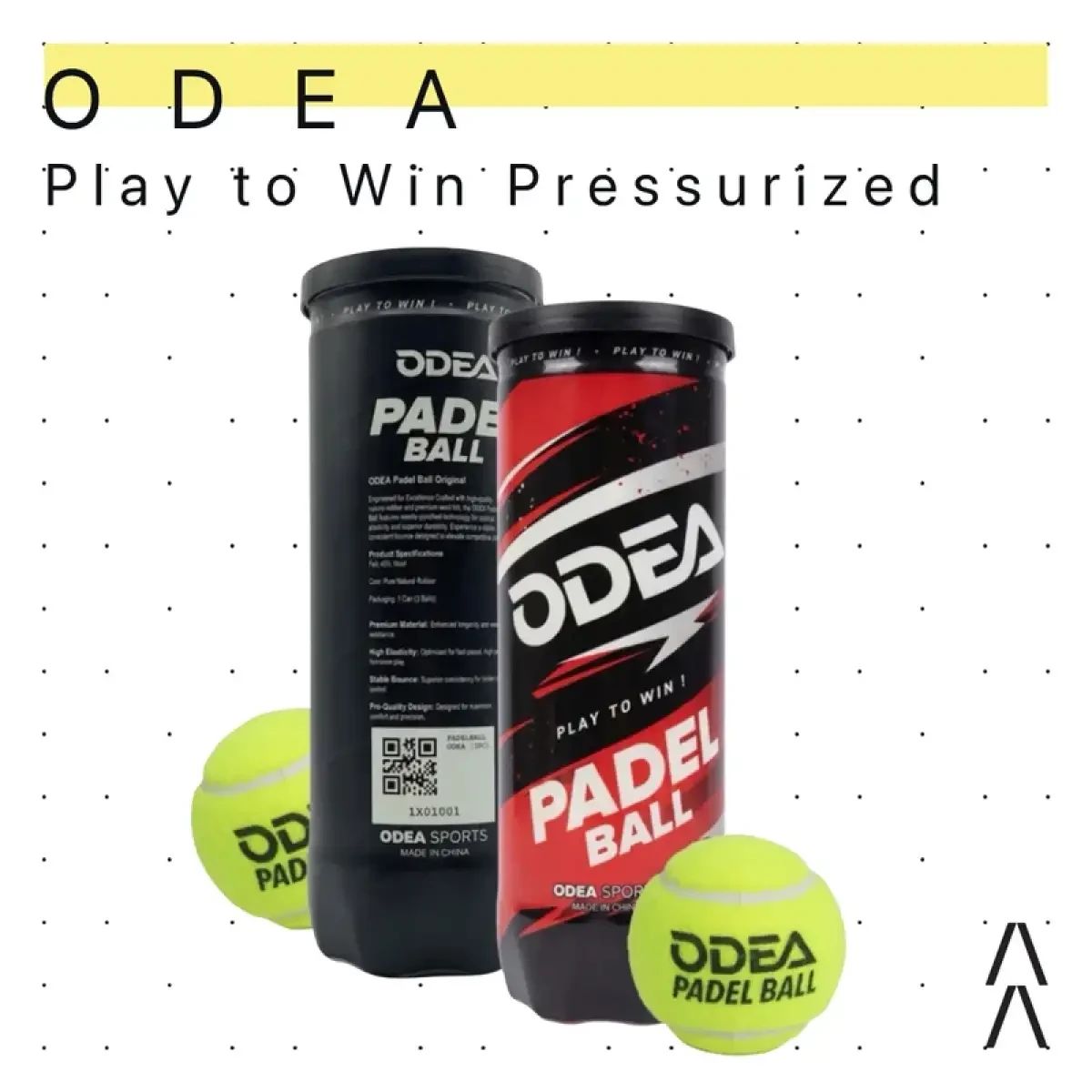 Jual Odea Play To Win Pressurized Padel Balls - Bola Padel/padel Ball ...