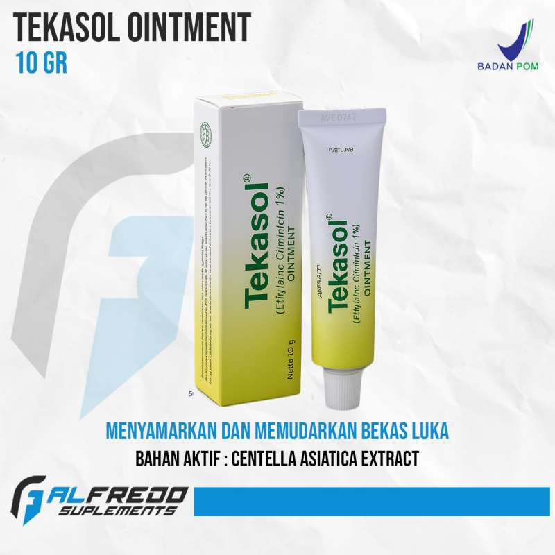 Jual Tekasol Oint 1% 10 Gram Menyamarkan Bekas Luka Dan Keloid Di ...
