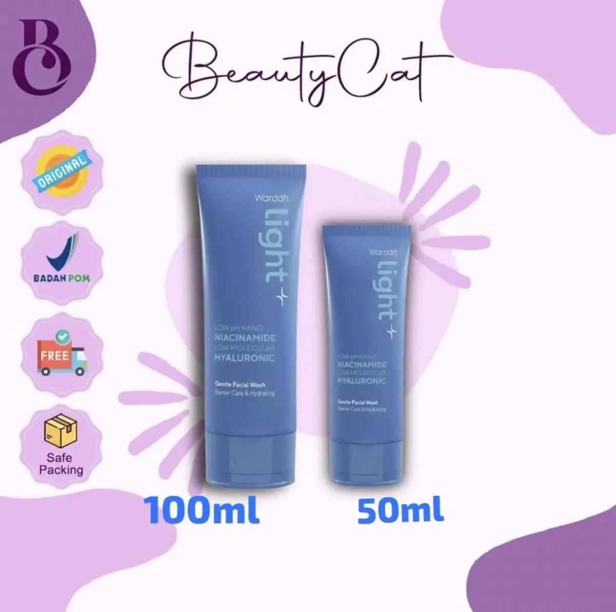 Jual Wardah Lightening Whip Facial Foam 50ml & 100ml Di Seller ...