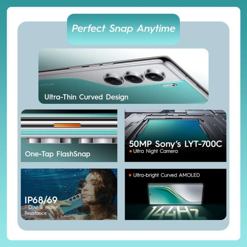 Promo Tecno Camon 40 Pro 5g 8/256gb, Mediatek Dimensity 7300 6.78 Inches Amoled 5200 Mah 45W ...