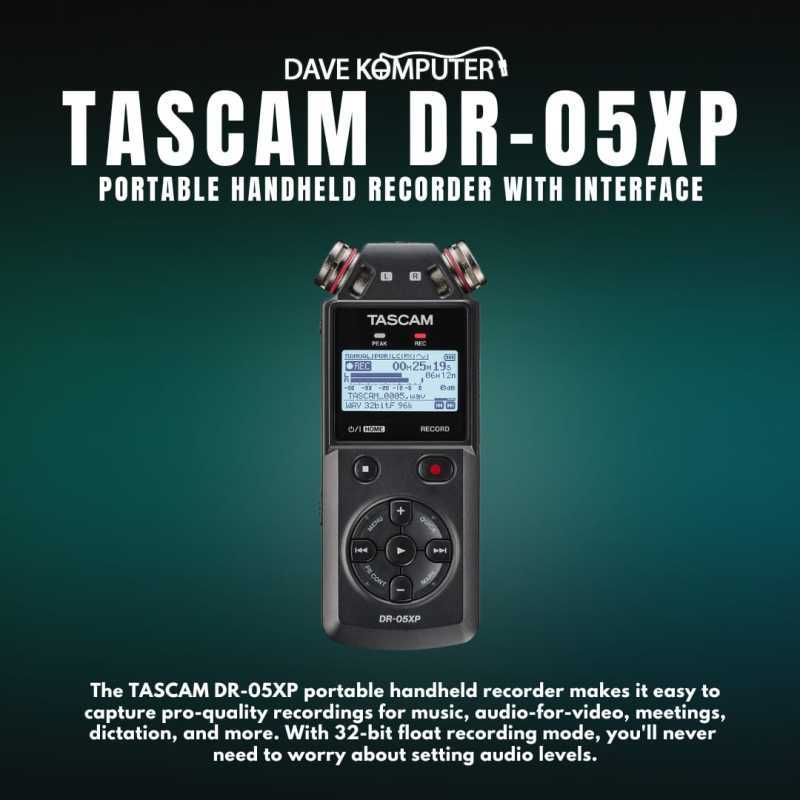 Daftar Harga Tascam Dr 05 Recorder 🔥 Original & Spesifikasi Lengkap ...