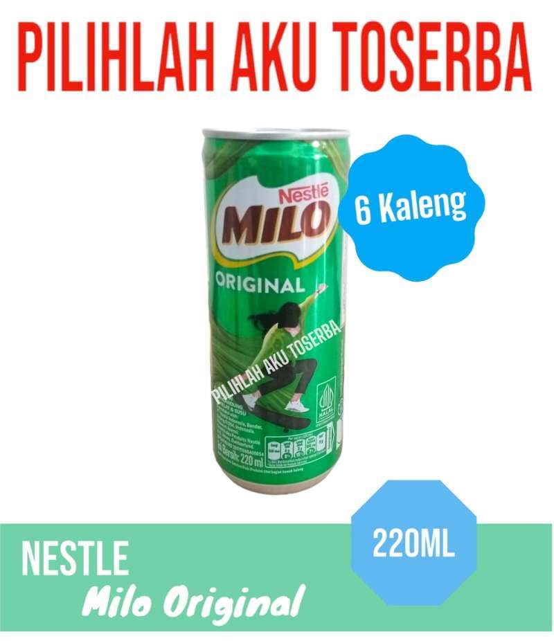 Promo Susu Milo Kaleng Coklat ACTIVE GO ORIGINAL - 240 ml ( HARGA 1 ...
