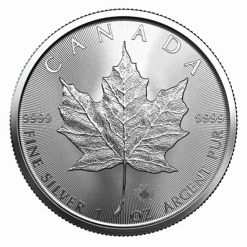 Jual Royal Canadian Mint Silver Coin Maple Leaf 1 Oz Rcm Canada Lbma ...